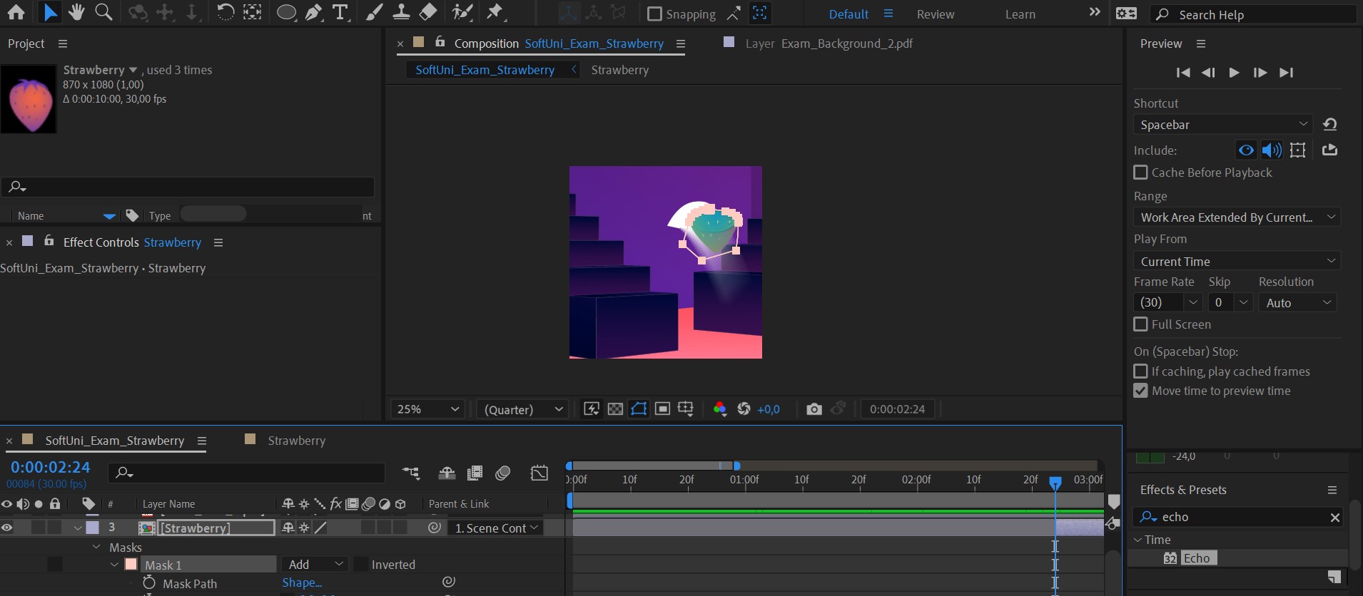 After Effects Mask is turning grey/blue - Adobe Community - 14479435