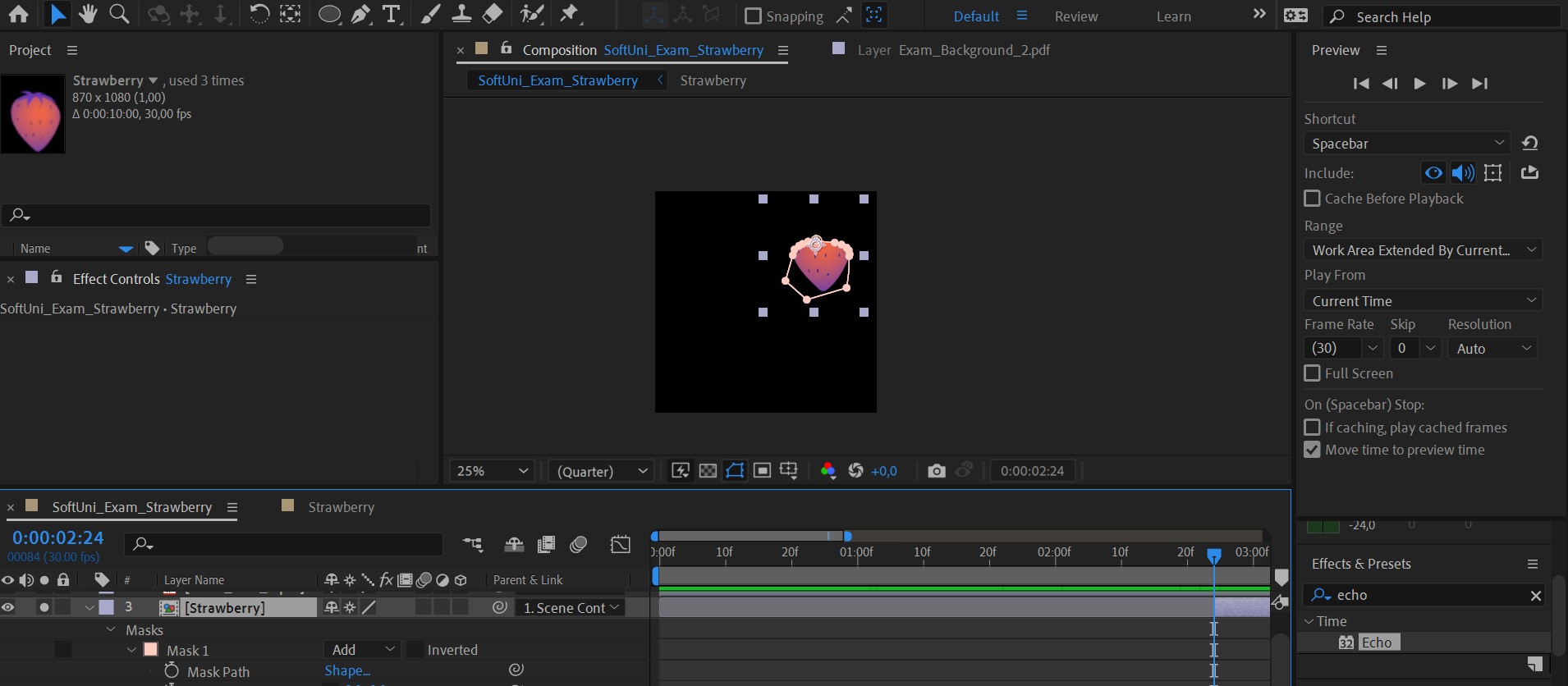 After Effects Mask is turning grey/blue - Adobe Community - 14479435