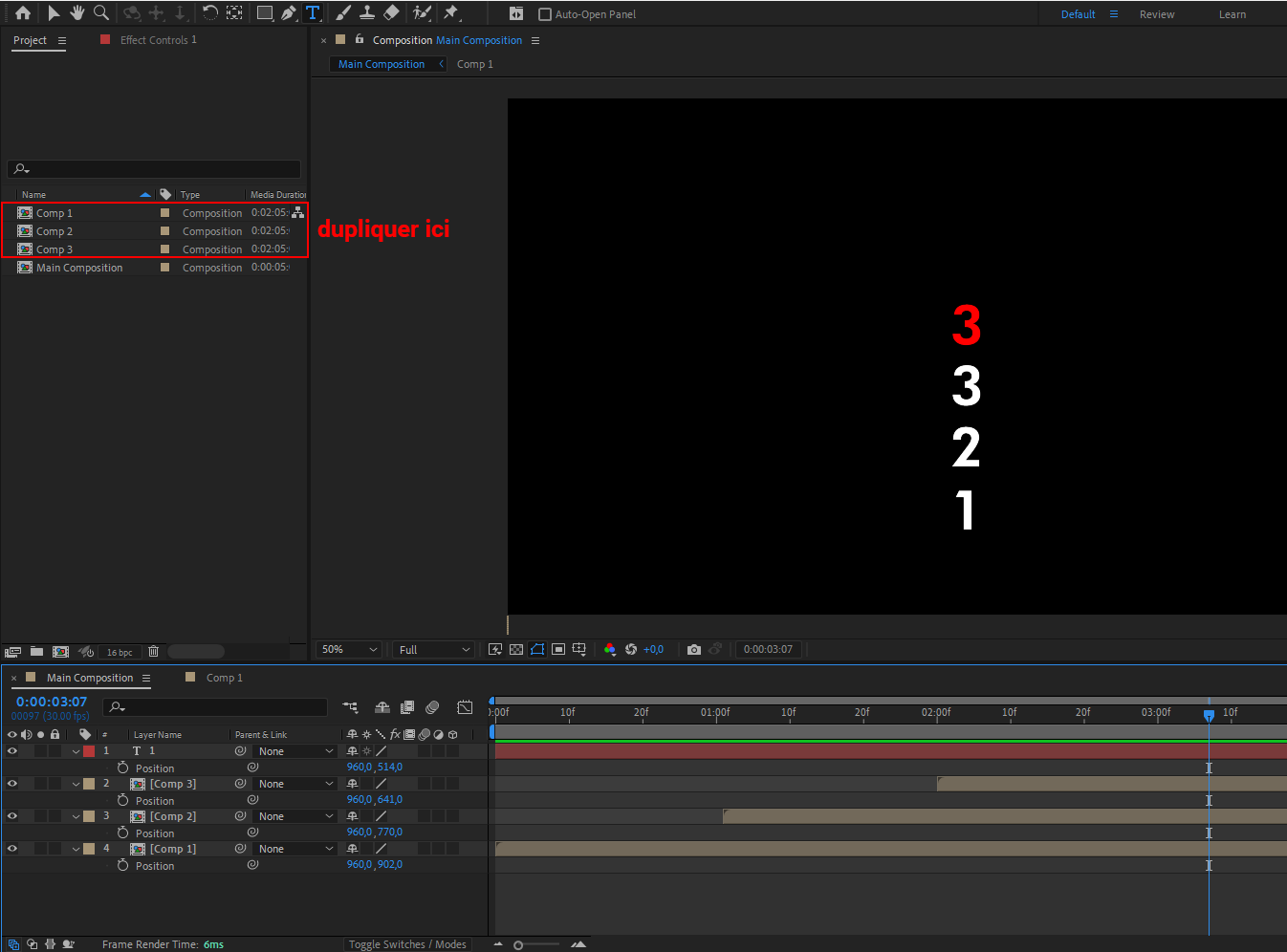 1 PreComp with text animation (duplicate multiple ... - Adobe Product ...