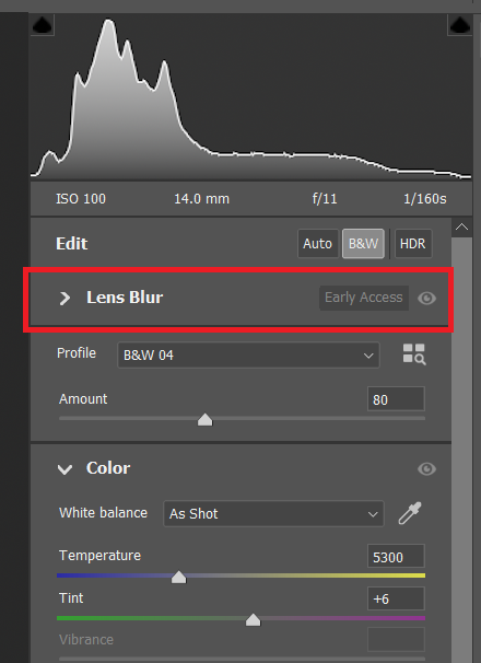 Solved: Lens Blur panel stuck at top of panel bar - Adobe Community ...