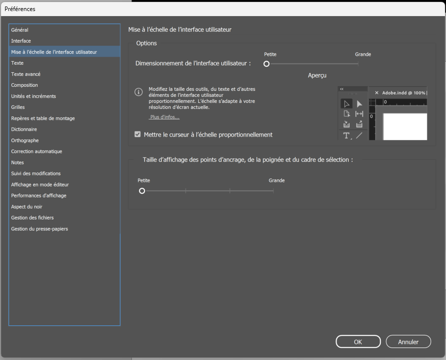 Re: The mouse cursor becomes large in Adobe InDesi... - Adobe Community ...