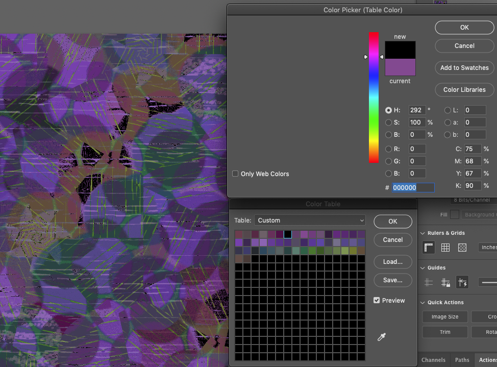 Solved: index color table not working properly with new up... - Adobe ...