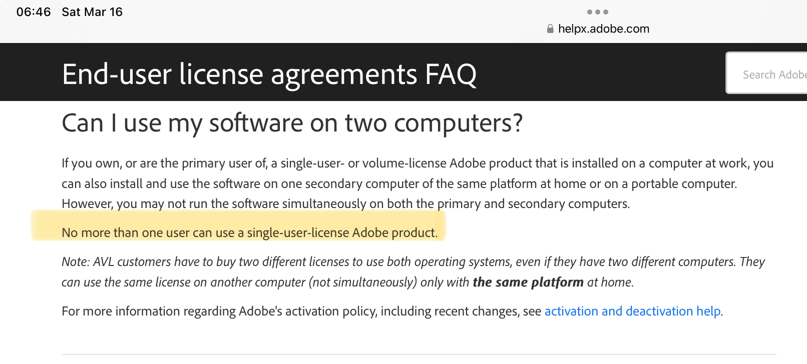 About creative cloud license. Multiple devices - Adobe Product ...