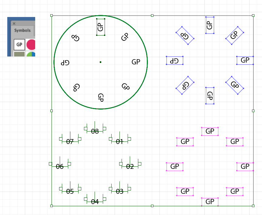 Solved: How to put numbers around a circle "horizontally"? - Adobe ...