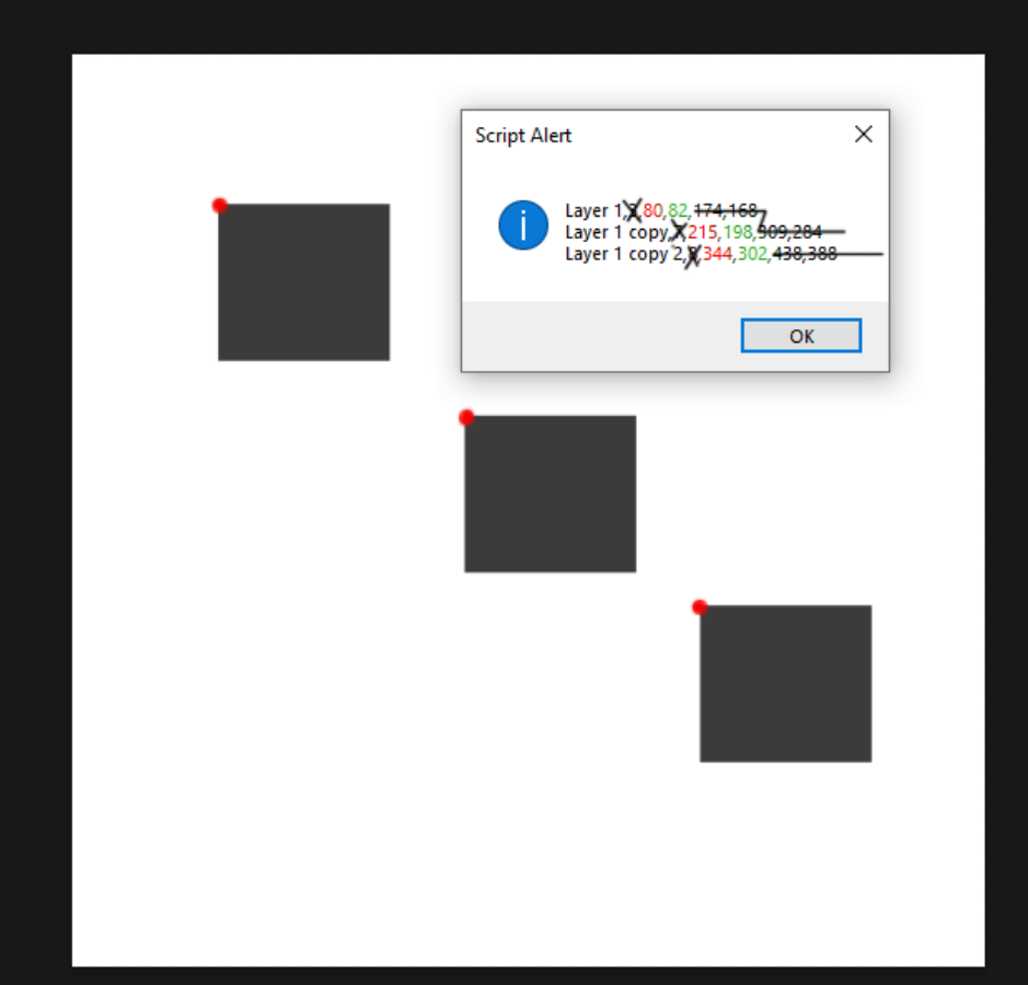 Solved: Script to locate X & Y values of a layer - Adobe Product Community - 14485312