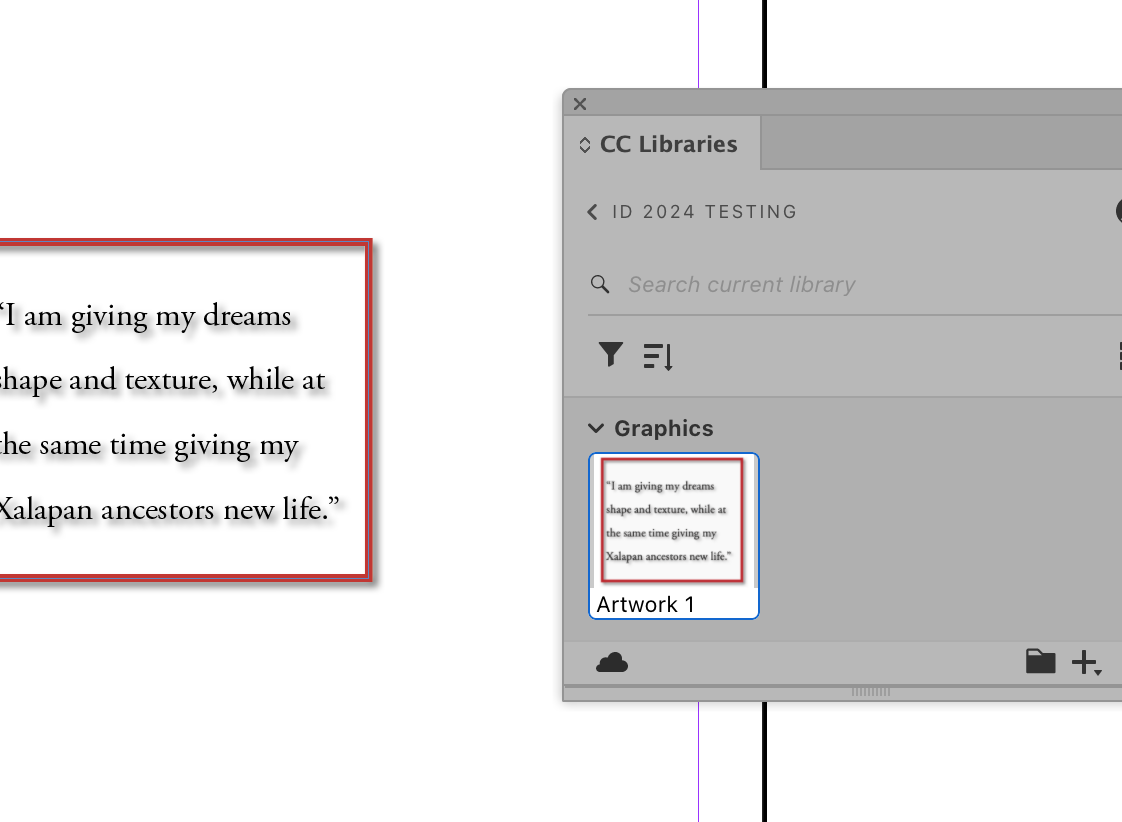 Cannot edit an item in the cc library of InDesign. - Adobe Community ...