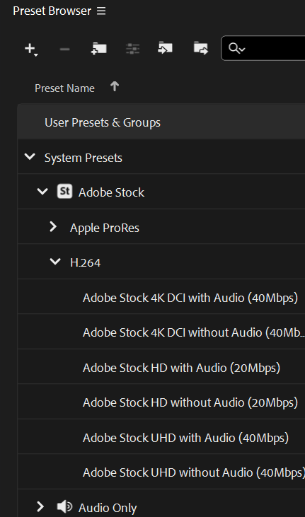 Solved: Media Encoder doesn't show my User Presets - Adobe Product Community - 14505605