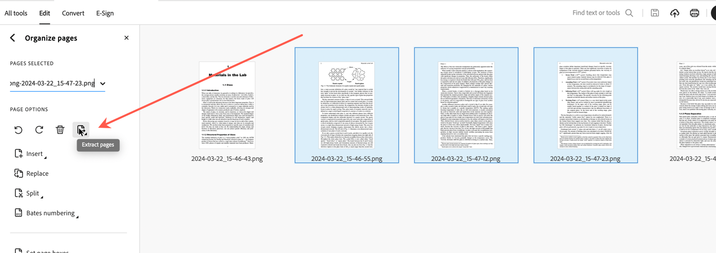 Solved: Extracting pages & Bookmarks - Adobe Product Community - 14508572