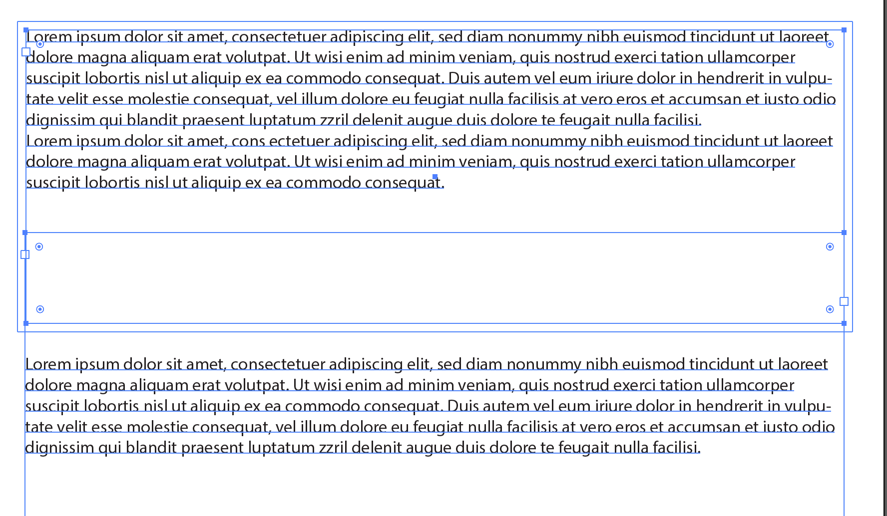 Possible to lock alignment of two text objects? - Adobe Community ...
