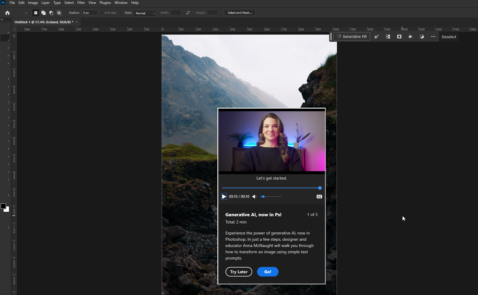 Generative Fill Tutorial and Missing Icons - Adobe Community - 14486979