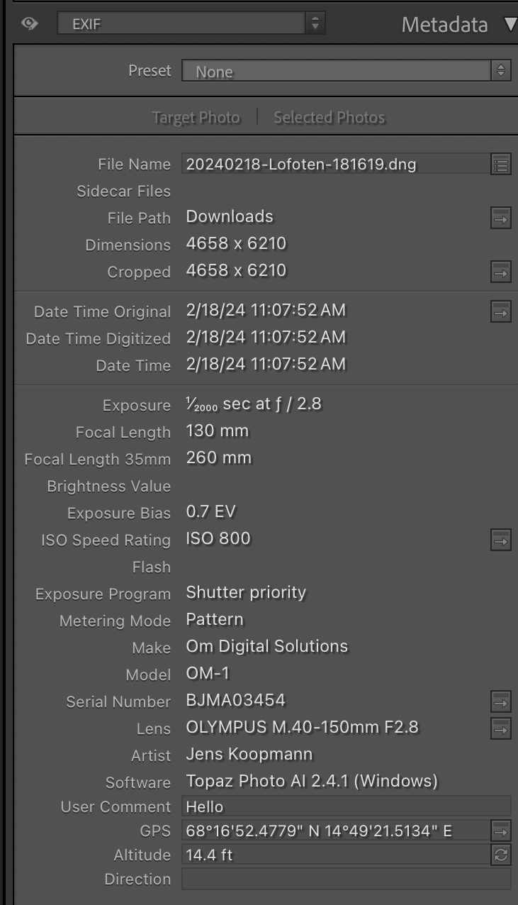 P: JPG export strips exif information even with in... - Adobe Community ...