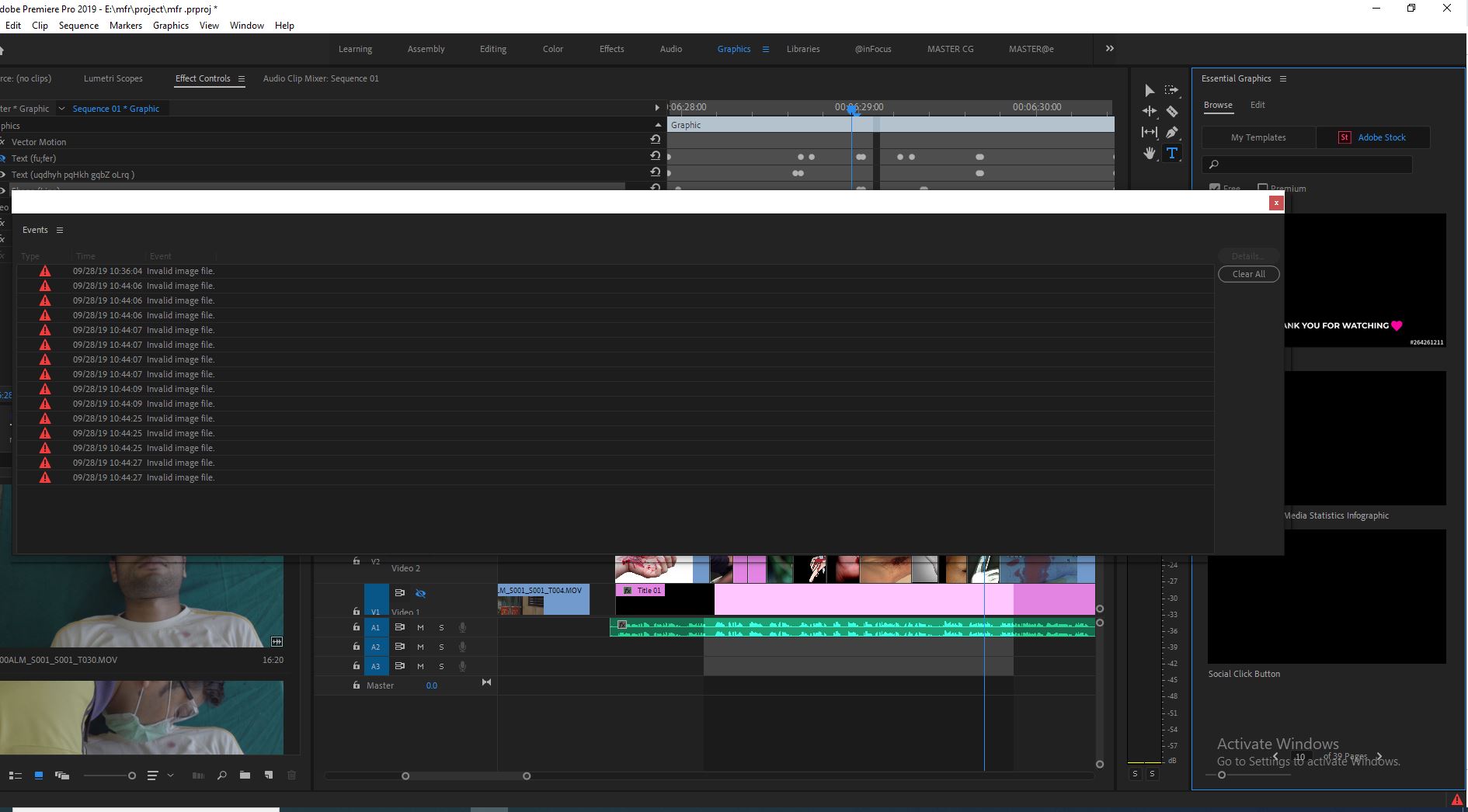 invalid image file error while opening essential g... - Adobe Community ...