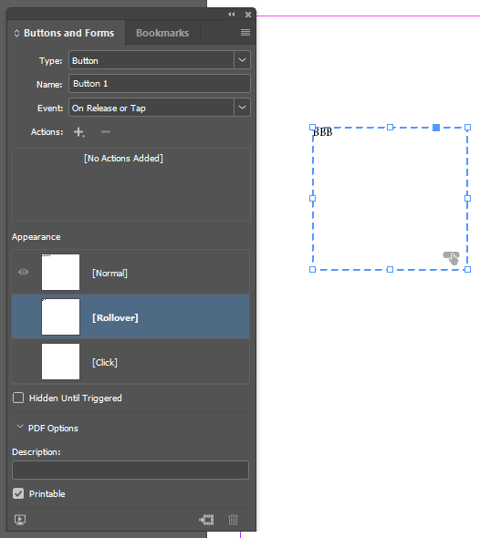 Editing text within interactive buttons - Adobe Community - 14520348