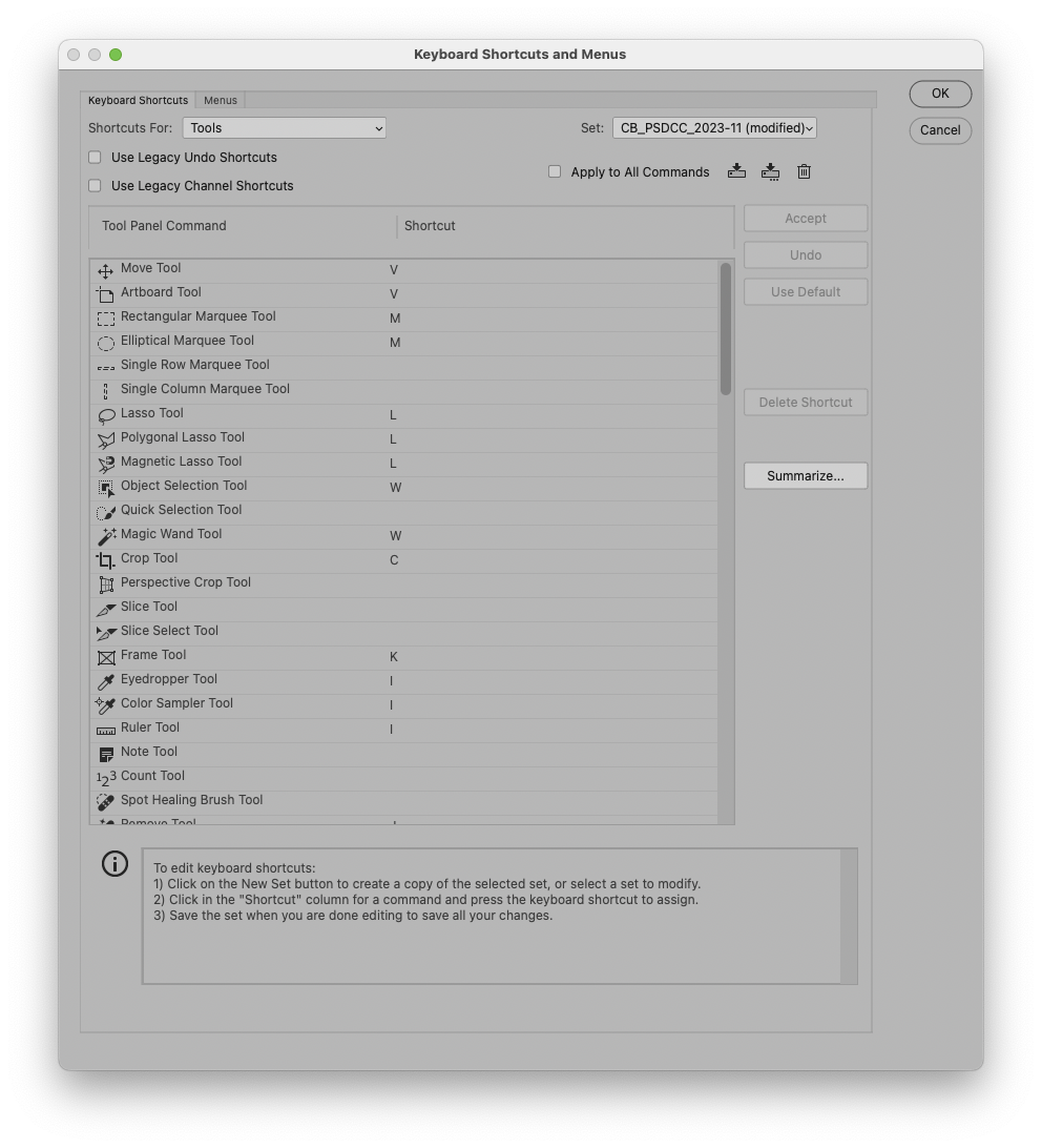 shortcut command+shift+option+t does not work - Adobe Community - 14496312