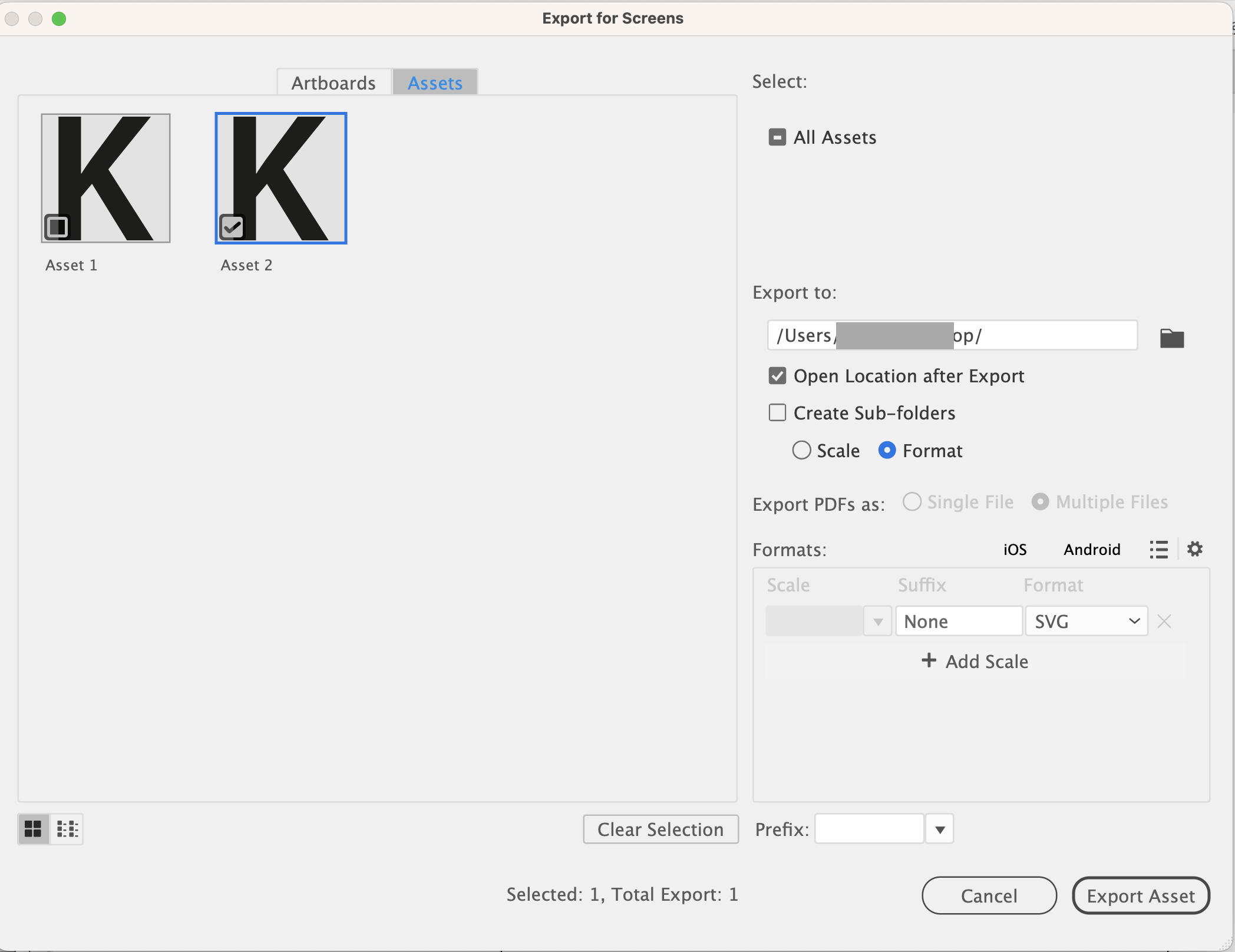 Exporting SVG asset brings unwanted document with ... - Adobe Product Community - 14523496