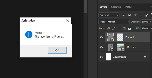 Solved Photoshop Scripting Image Placement Within Frame Adobe 8055