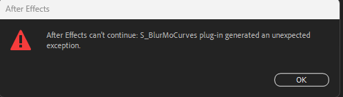Error while rendering in after effect - Adobe Product Community - 14524399