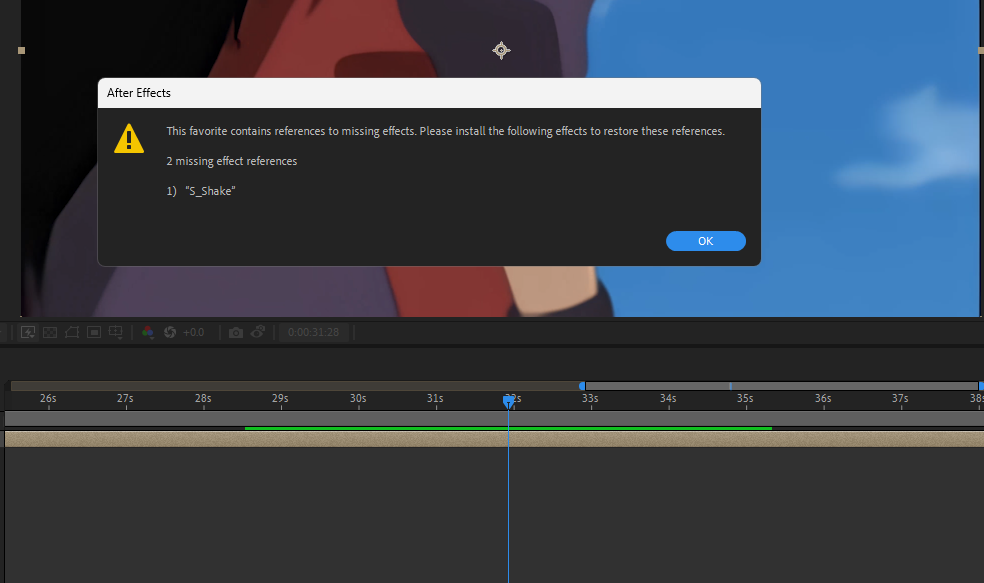 after effect missing effect - Adobe Community - 14525693