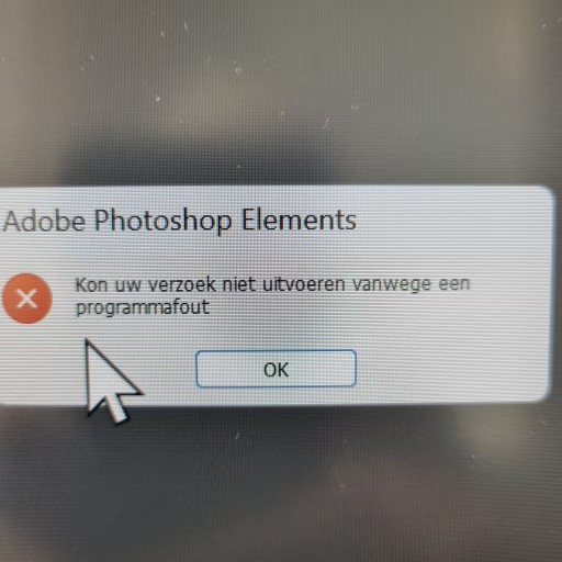 Could not fulfill your request due to a program er... - Adobe Community - 14510567