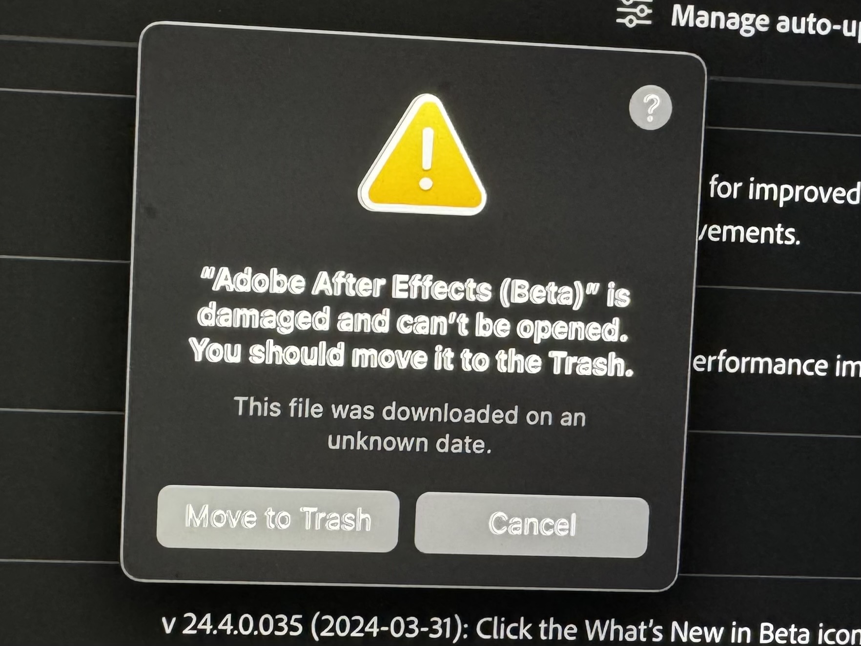 After Effects (Beta) now on Apple Silicon - Adobe Community - 12474342
