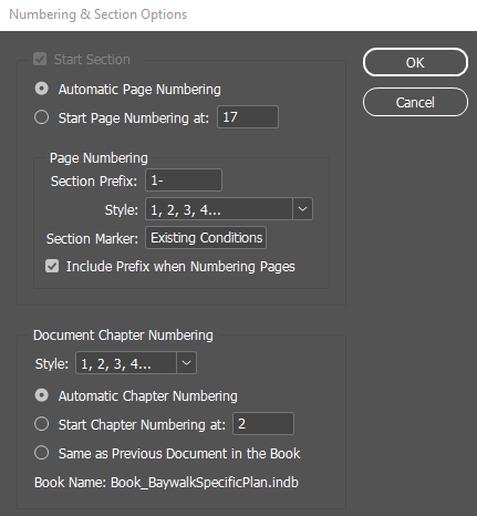 Table of contents page numbering - Adobe Product Community - 14542722