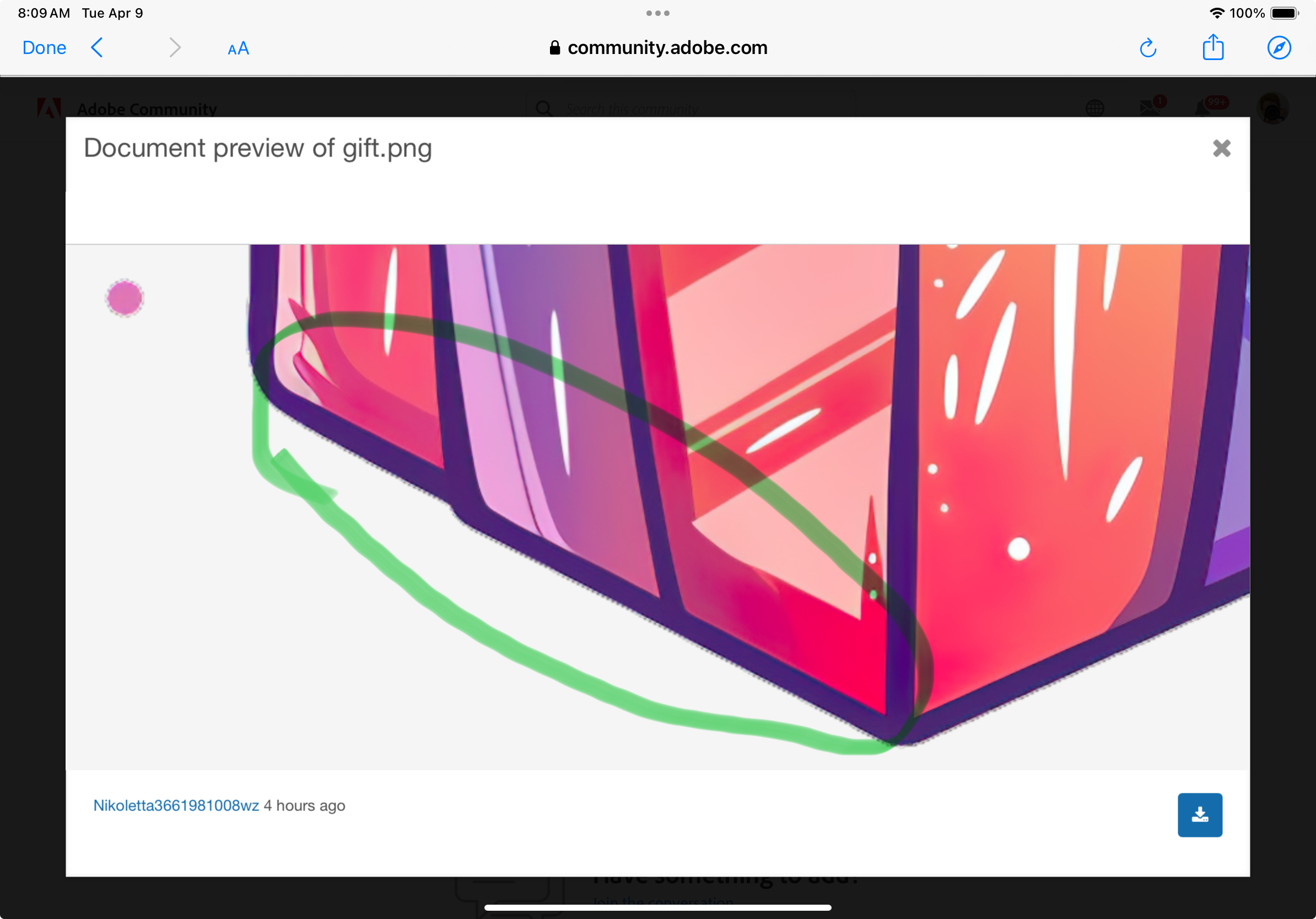 Solved: Please help why my transparent background images g... - Adobe Community - 14544223