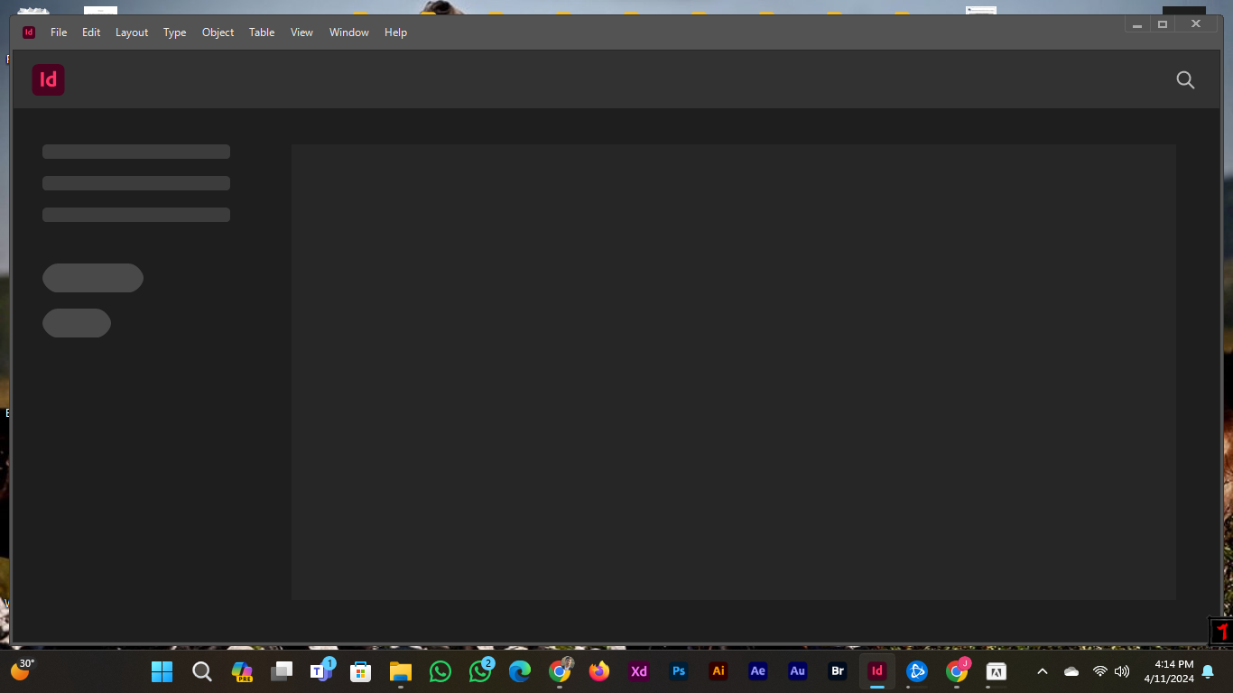 Adobe InDesign Stuck at Black Screen - Adobe Community - 14549018