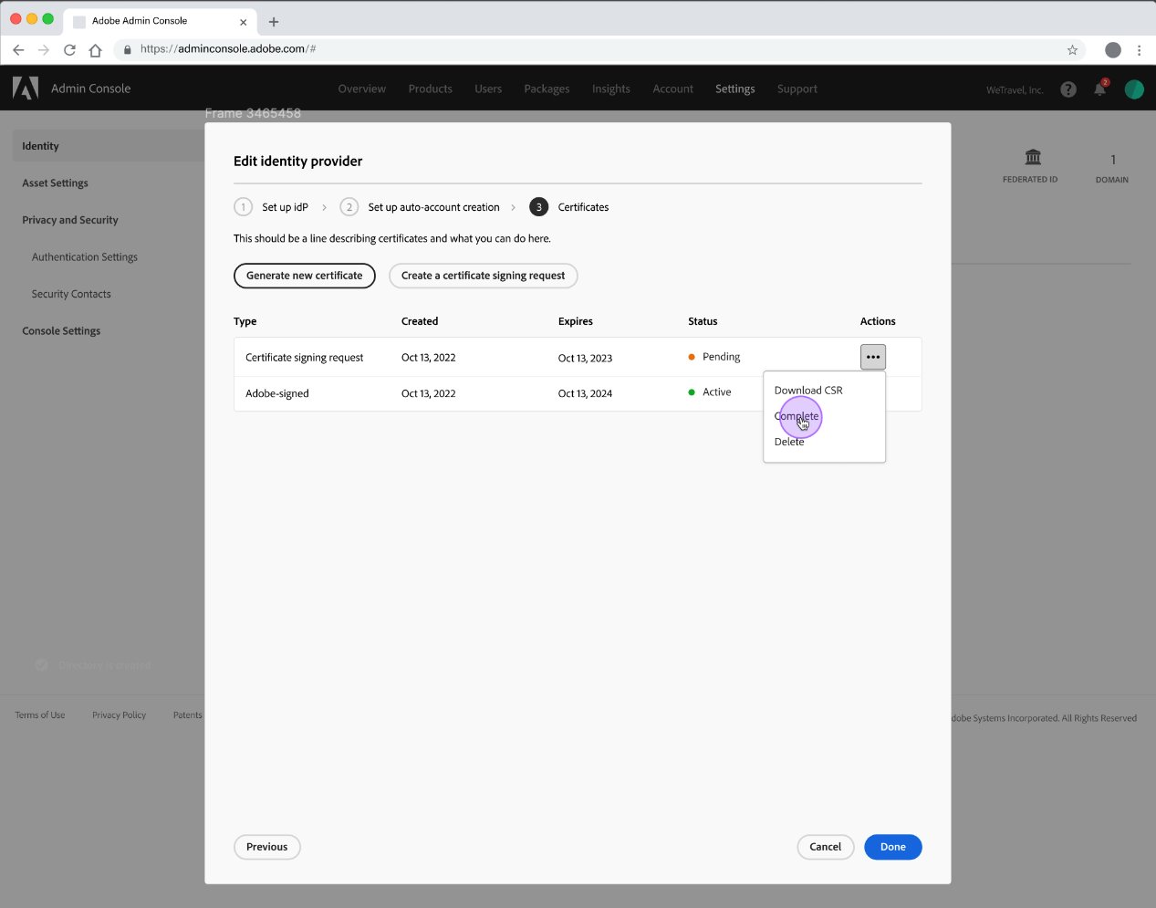 Admin Console Feature Release Announcement | SAML ... - Adobe Product ...