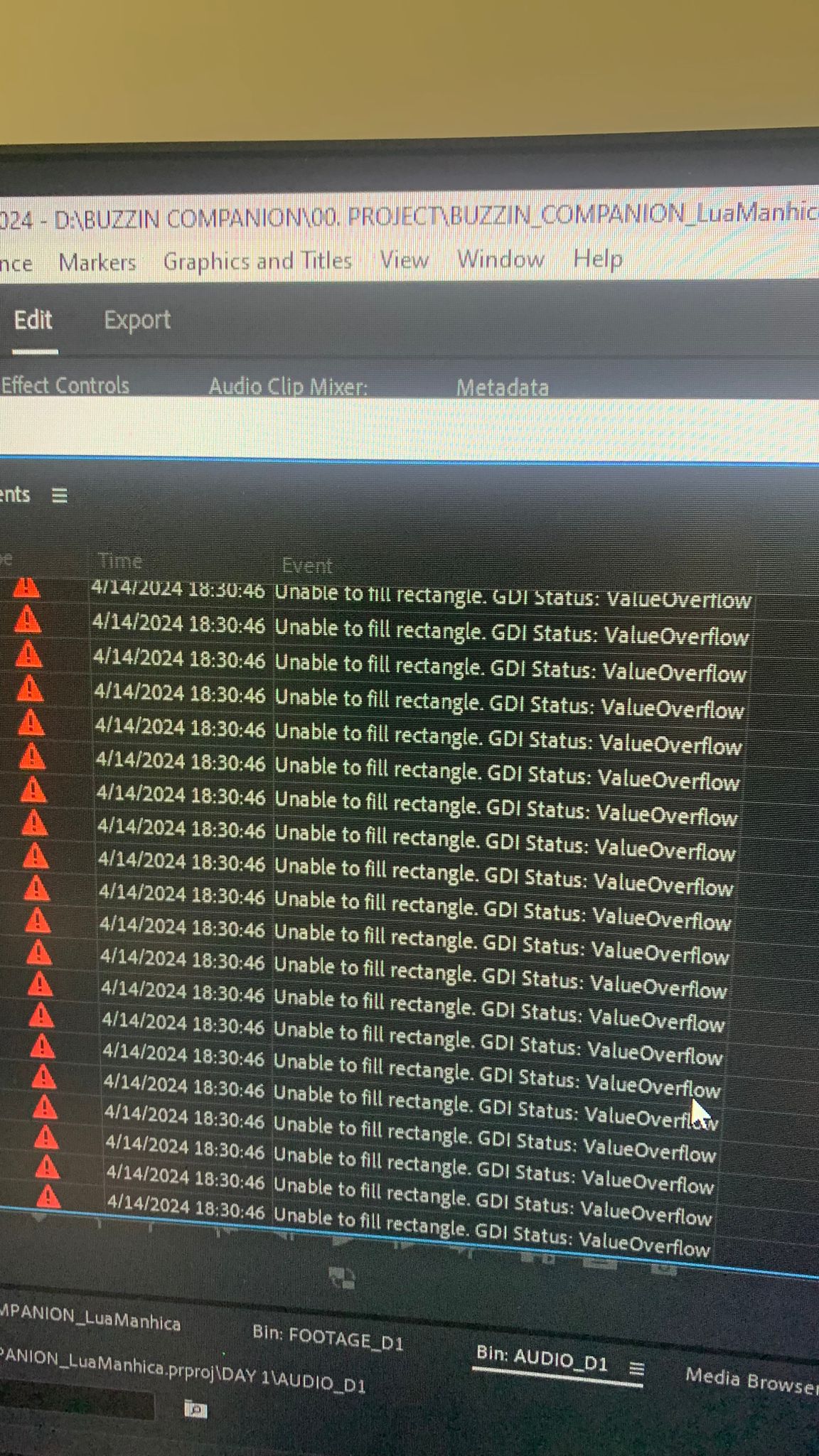 Unable To Fill Rectangle Gdi Status Valueoverflo Adobe Community 14554526 