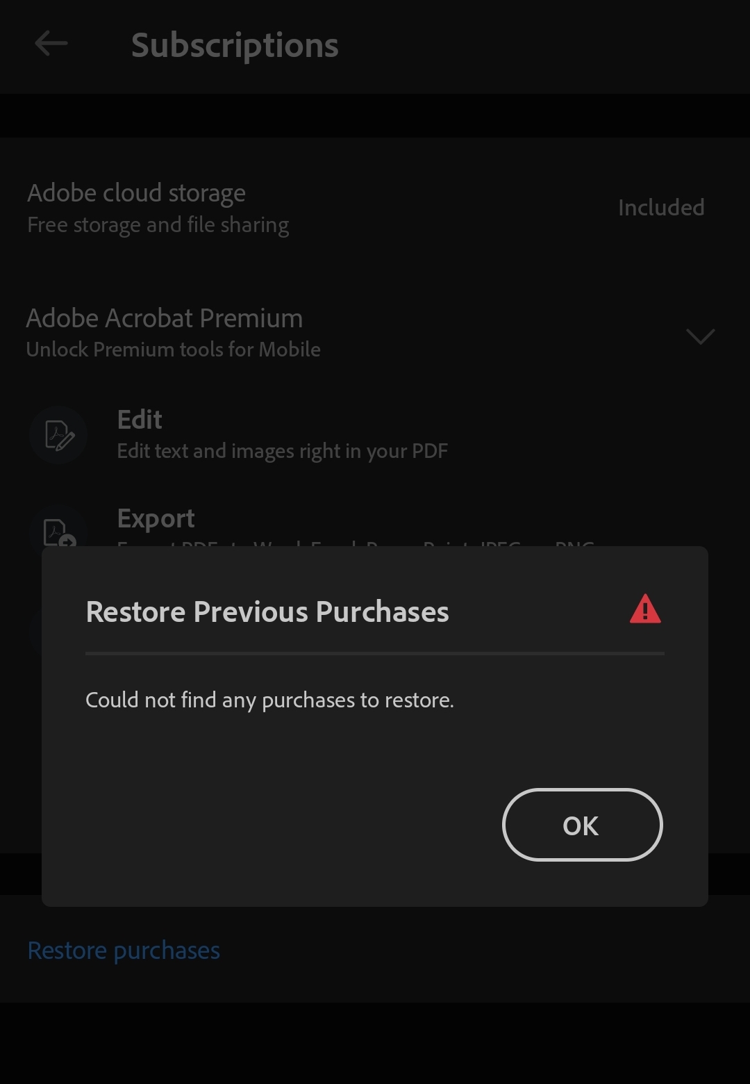 Account subscription problem - Adobe Product Community - 14560335
