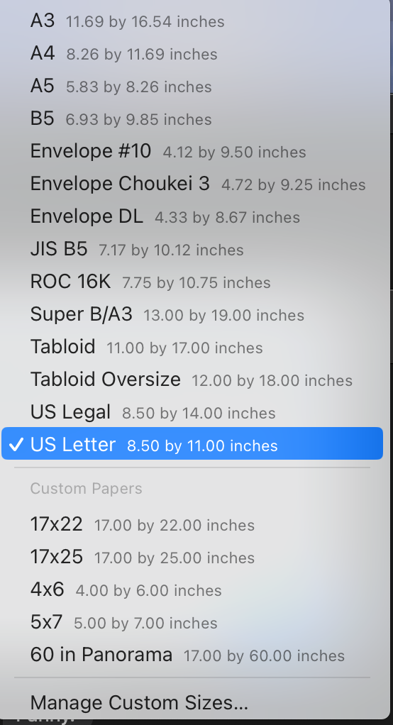 P: Print module list of page sizes doesn't update - Adobe Product ...
