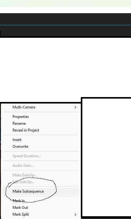 Solved: Make Subsequence became Simplify Sequence ?? - Adobe Product Community - 14564868