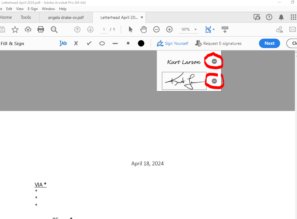 "Sign Yourself" feature not functioning - Adobe Product Community ...