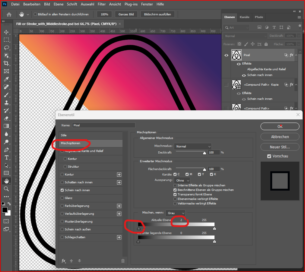 How to add a middle line between two paths? - Adobe Product Community ...