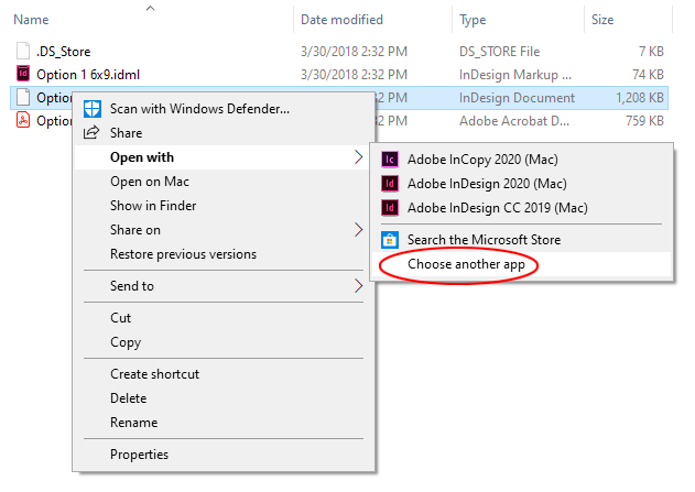 Solved: Save as indd file on OneDrive and it won't open...... - Adobe ...