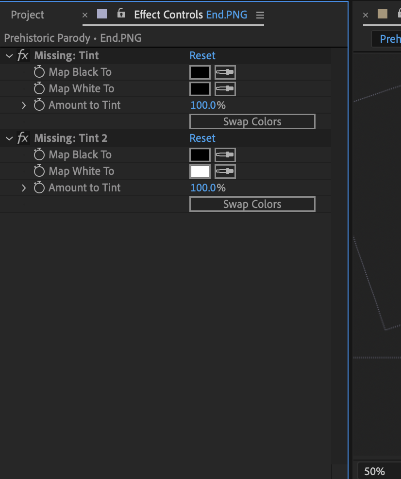 Missing: Tint effect problem - Adobe Product Community - 14576213
