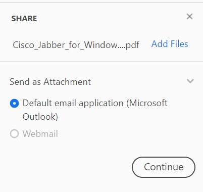 Emailing PDFs in Outlook - Adobe Product Community - 14577661