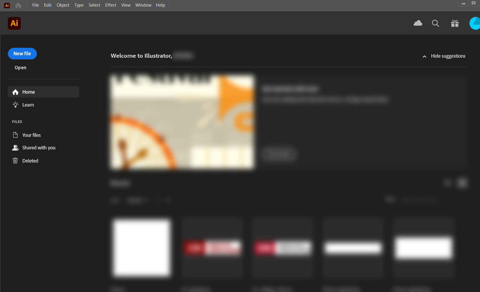 Pressing ctrl+O opens up cloud file by default - Adobe Community - 14578593