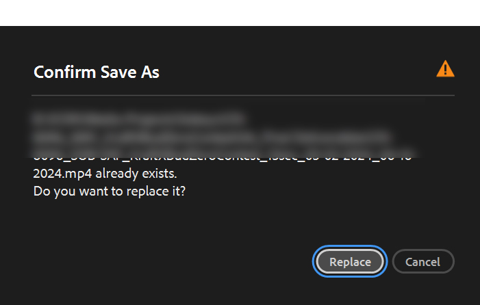 Overwriting multiple renders confirmation is alway... - Adobe Product Community - 14347453