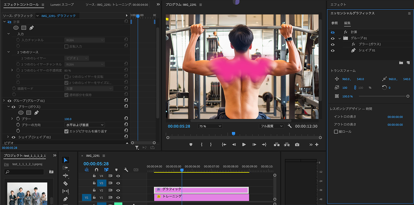 解決済み: Re: プレミアプロ2024で動画の一部にエフェクトを付ける方法 - Adobe Product Community - 14581241