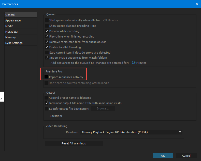 Media Encoder inherits the wrong Sequence names fo... - Adobe Community ...