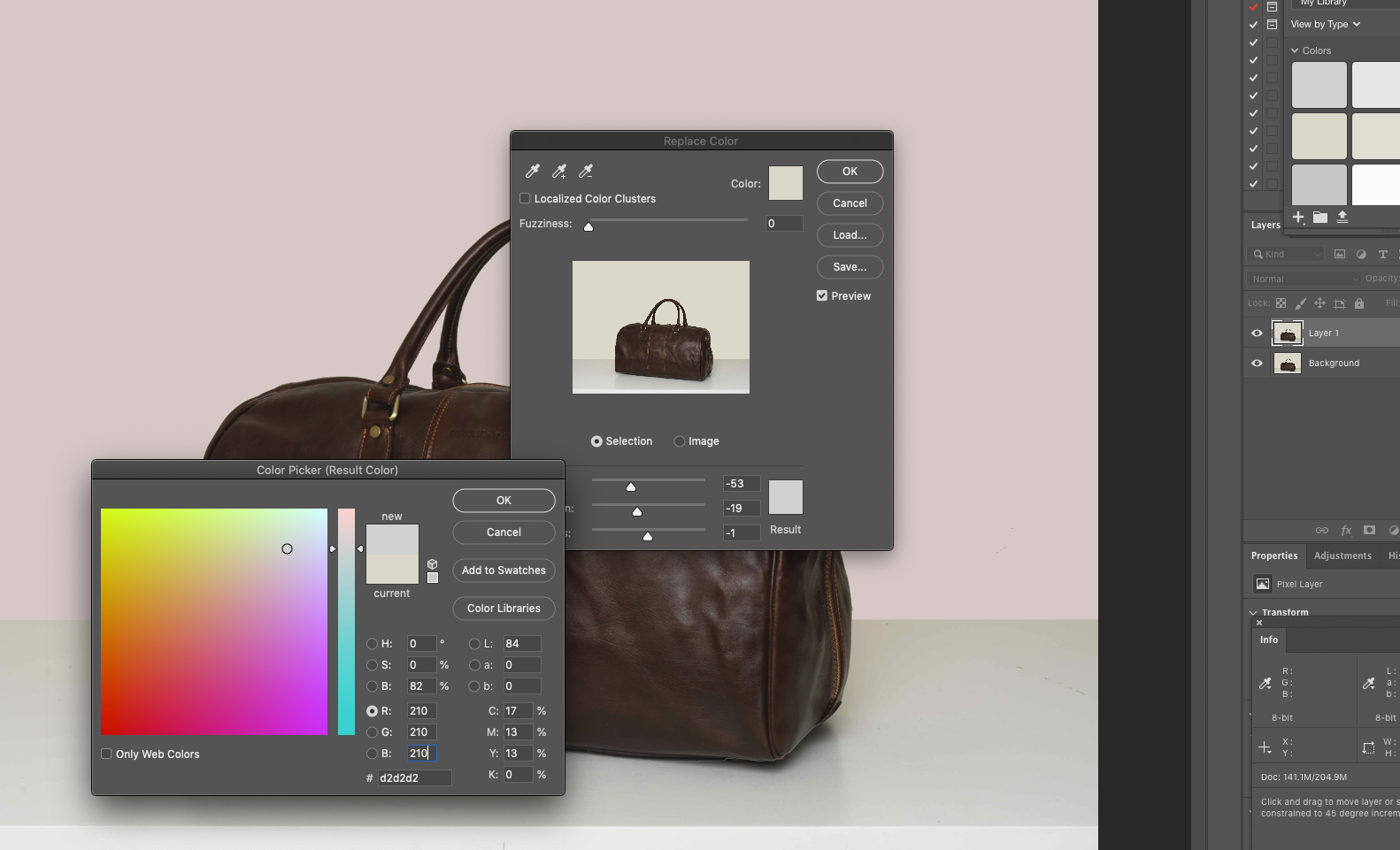 Replace Color Tool Photoshop giving different colo... - Adobe Product ...