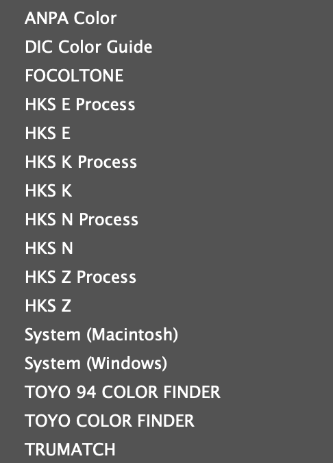 Solved: Why are my colour books showing HKS process and no... - Adobe ...