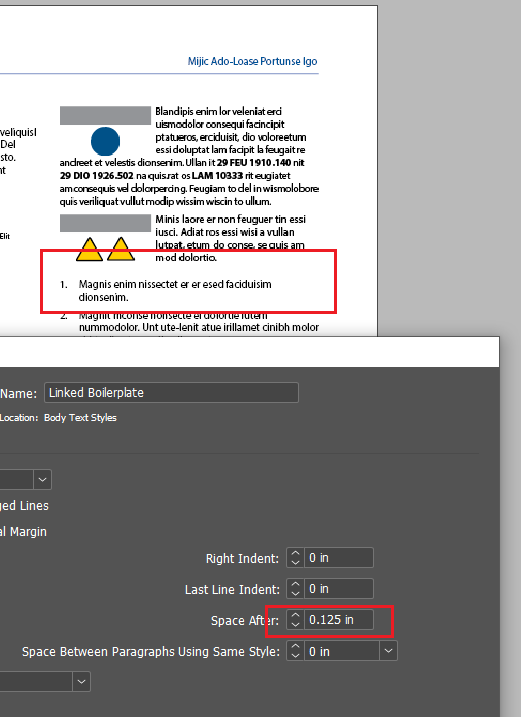 Controlling spacing after in-line placed InDesign ... - Adobe Product ...