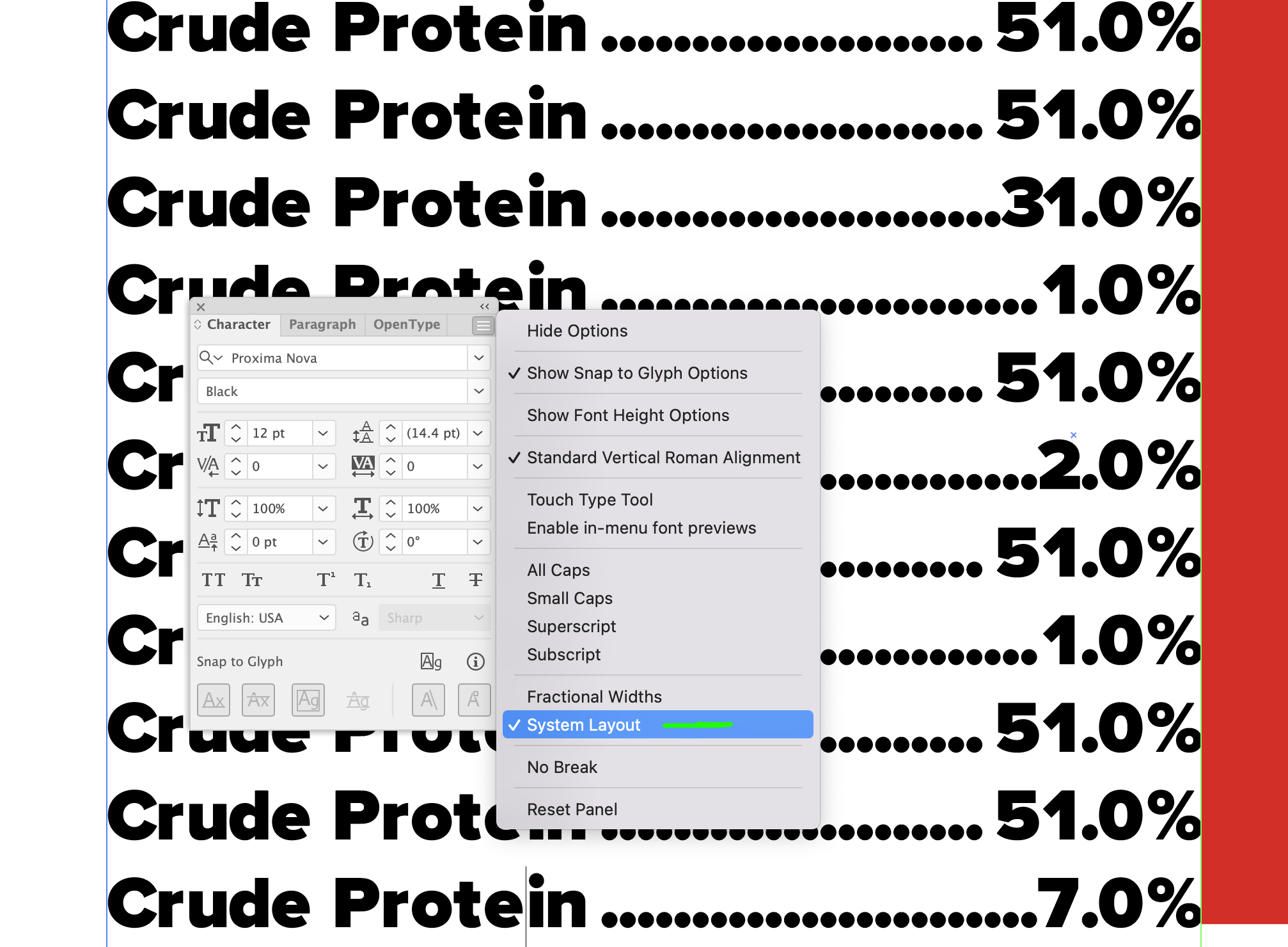 Solved: tab leader alignment bug - Adobe Product Community - 14604594