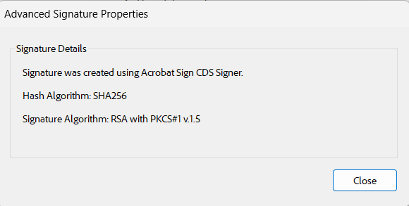 PADES compliance of my signature - Adobe Product Community - 14612114