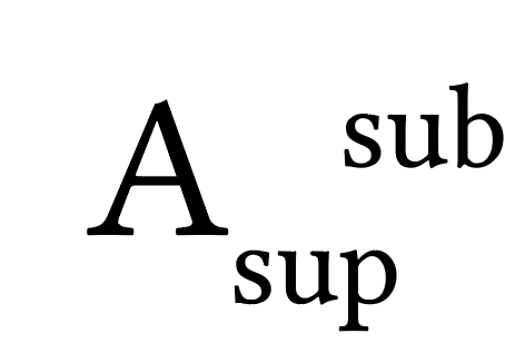 Long superscripts and subscripts one above each ot... - Adobe Product ...