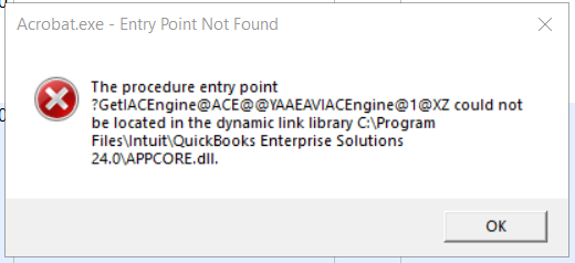 Solved: adobe acrobat and quickbooks [procedure entry poin... - Adobe Product Community - 14631199