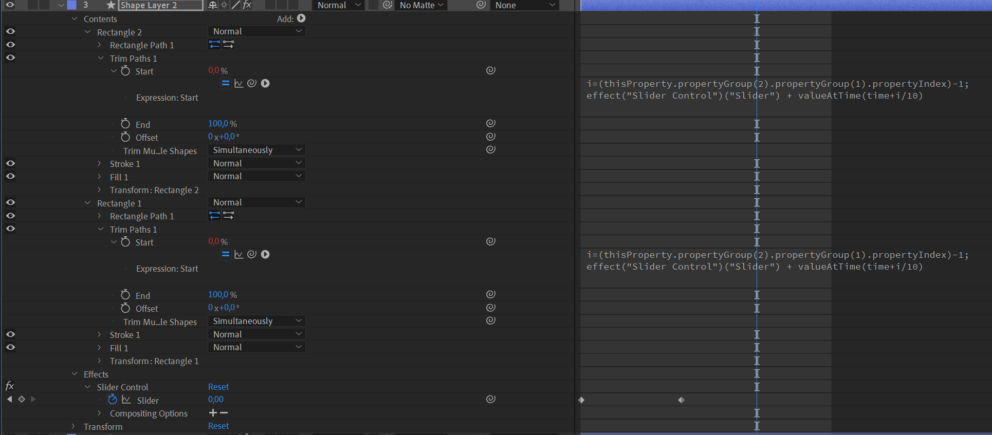 Delaying animation with expression controls instea... - Adobe Community - 14621689