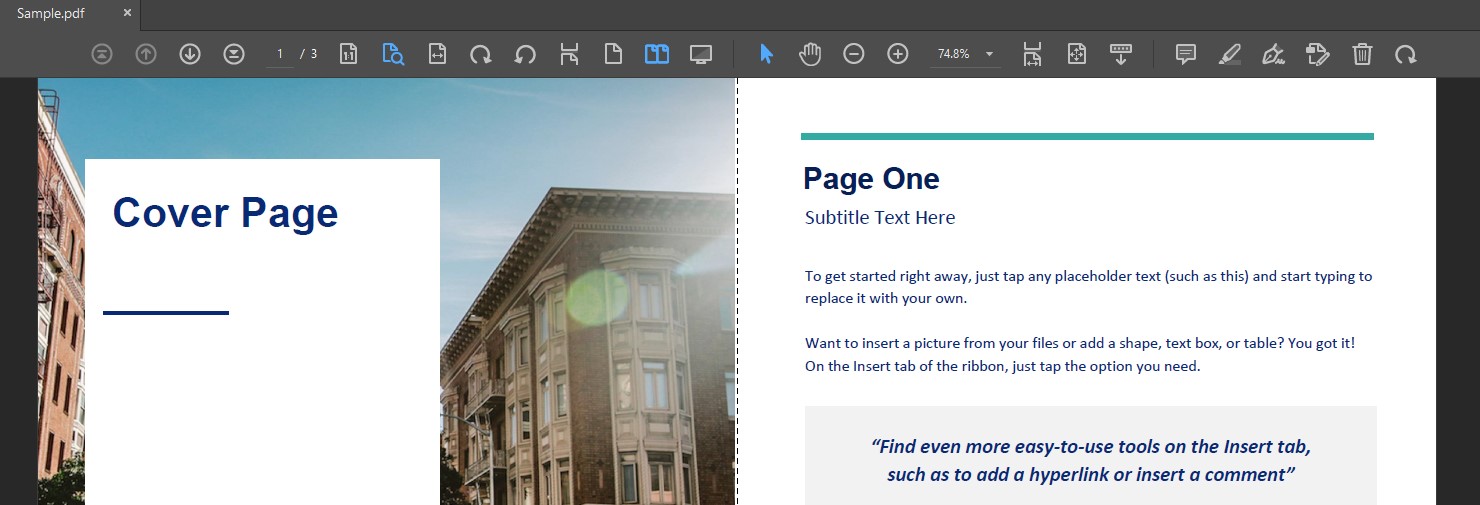 How do I force Reader to show cover page in two-pa... - Adobe Product ...